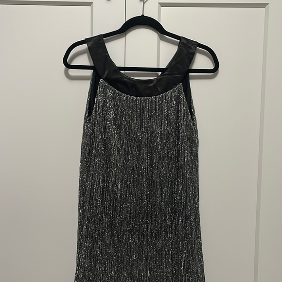Enfocus Studio | Dresses | Enfocus Petite Size 8p Shimmer Silver Dress ...